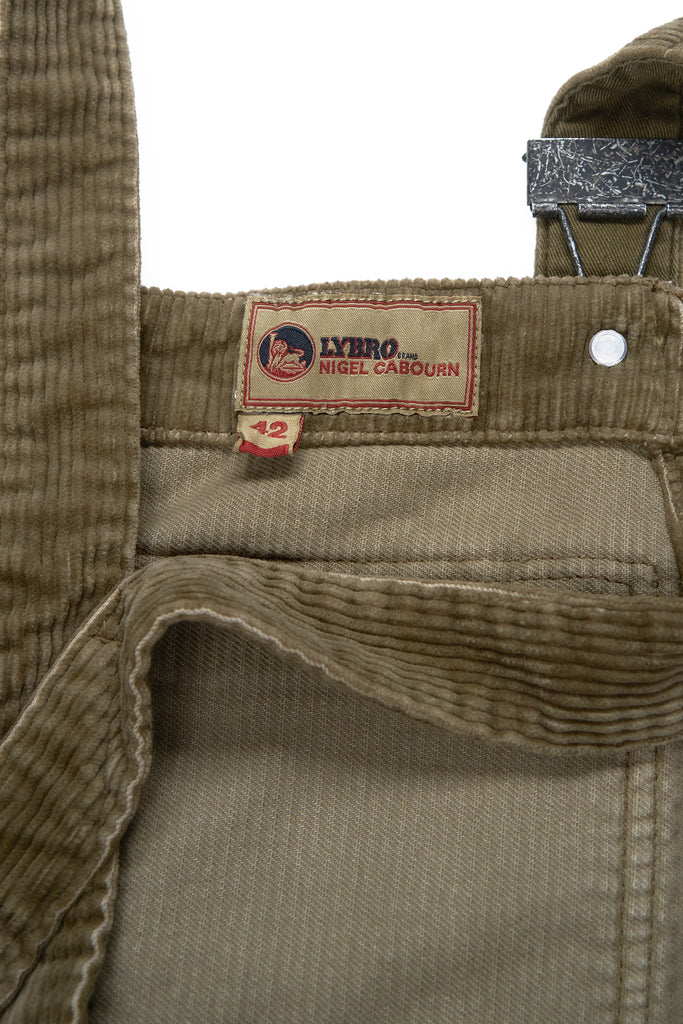 Nigel Cabourn P-53 Brown Corduroy Dungaree – Drop 93