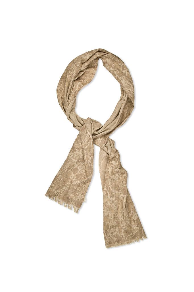 Nigel Cabourn Beige Tenugui Cotton-Hemp Scarf – Drop 93