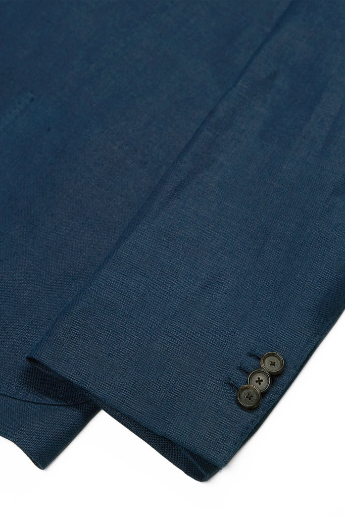 Anglo-Italian Blue Wool/Linen Sport Coat – Drop 93