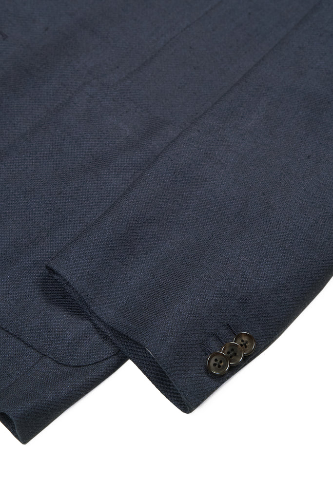 The Armoury Model 103 Blue Linen/Silk/Cotton Twill Sport Coat – Drop 93