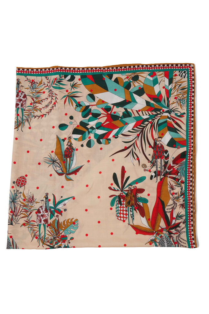 Rumisu ES770 Thriving in the Tropics Wool Scarf – Drop 93